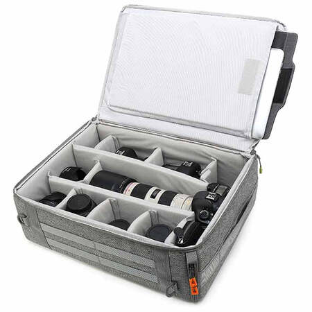 【赛腾BD04H-NB15】赛腾（statin）BD04H-NB15 相机内胆包抗压双开仓600/800镜头/5D/1DX/尼康D5单反笔记本 ...