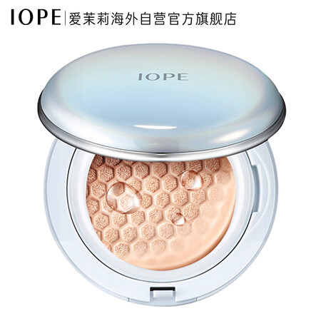 【亦博气垫BB霜】韩国爱茉莉 艾诺碧(IOPE) 晶钻幻彩水滢气垫BB霜C21润白色/遮瑕型15g(赠替换芯15g SPF50+/PA+++) 亦博气垫【行情 报价 价格 评测】-京东