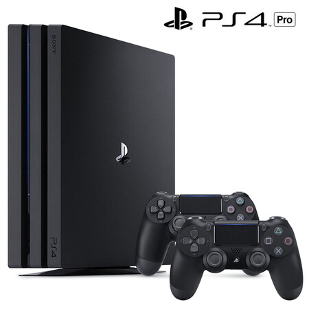 索尼（SONY） PS4 Slim/Pro游戏机 支持VR设备 3D眼镜拓展 港版 PS4 Pro 1TB 港版 黑色 双手柄【图片 价格 ...