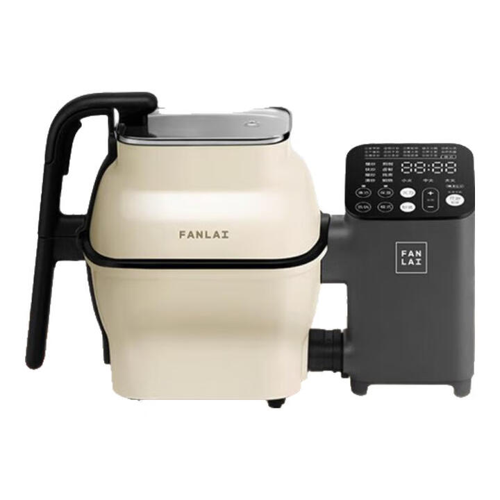 饭来（fanlai） 自动智能多功能锅自动锅电炒锅烹饪机炒饭做饭机厨房小家电 奶贝色 2.2L【图片 价格 品牌 报价】-京东