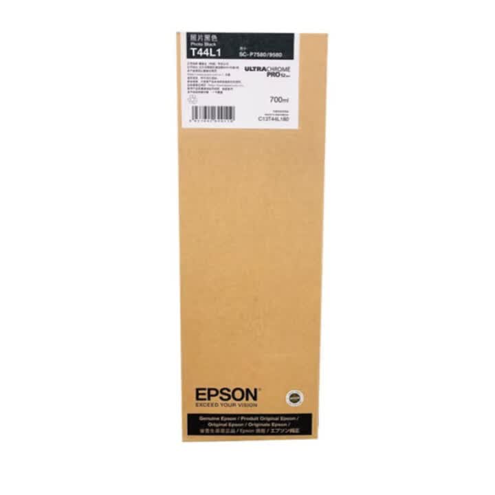 【爱普生T44L1】爱普生（EPSON）原装T44L1照片黑色墨盒适用SC-P7580/9580大幅面专业照片打印机墨水【行情 报价 价格 ...