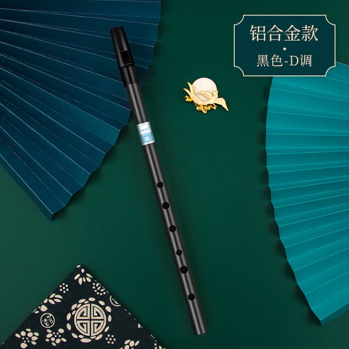 DBAO爱尔兰哨笛初学者入门学生演奏6孔专业新款金属直竖笛子乐器 六孔 黑色D调+礼包【图片 价格 品牌 报价】-京东