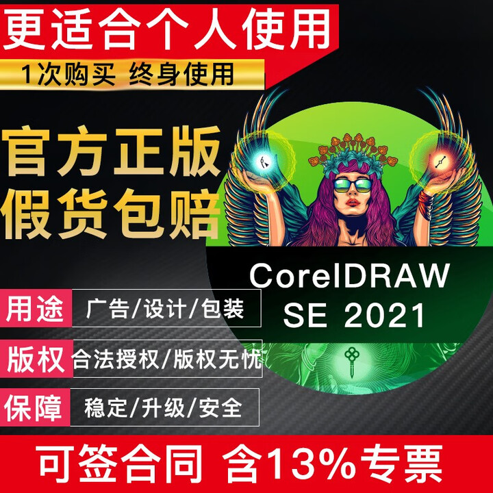 coreldraw 2025 2020 2021 x8 x4 coreldraw正版软件 cdr正版软件 cdr软件 安装包送书籍教程和视频教程 CorelDRAW 2024【个人版 ...