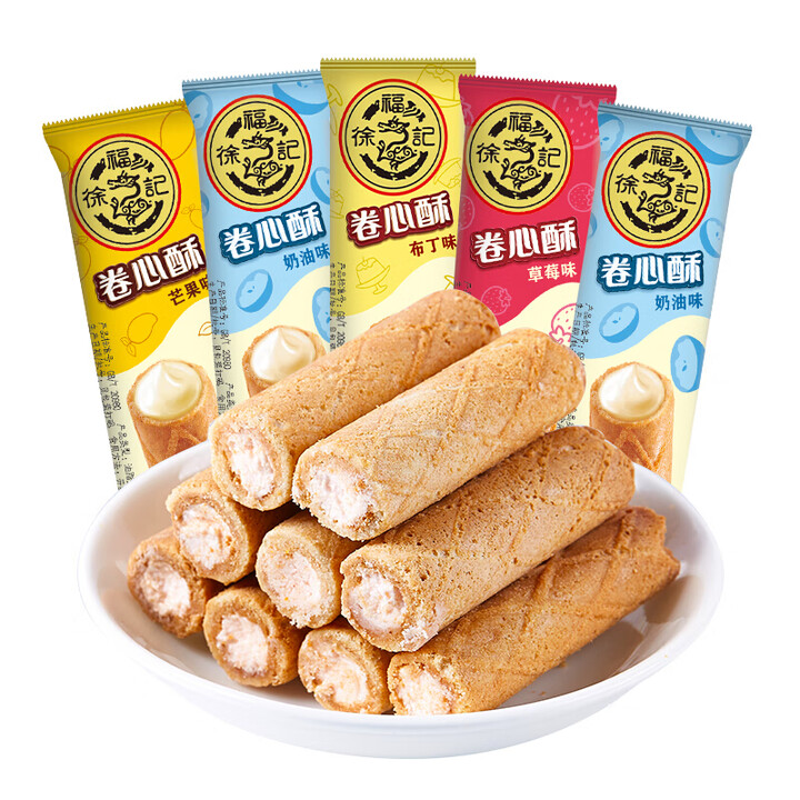 徐福记法式薄饼500g 散装薄脆饼干办公室休闲食品零食小吃夹心饼干点心 卷心酥混合口味 500g【图片 价格 品牌 报价】-京东