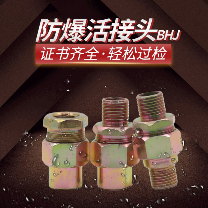 承琉定制BHJ防爆活接头G3/4内外螺纹碳钢镀锌对丝变径格兰头4分挠性管接头 DN154分两内A型【图片 价格 品牌 报价】-京东