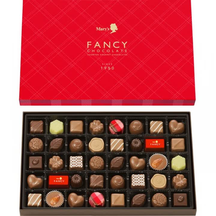M&M'S玛丽 Marys圣诞节巧克力FANCY CHOCOLATE礼盒伴手礼 40个装【图片 价格 品牌 报价】-京东