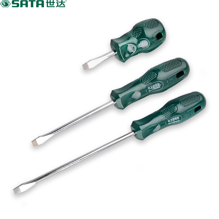 【世达62202】世达 SATA 62214 A系列一字形螺丝批6x200MM【行情 报价 价格 评测】-京东