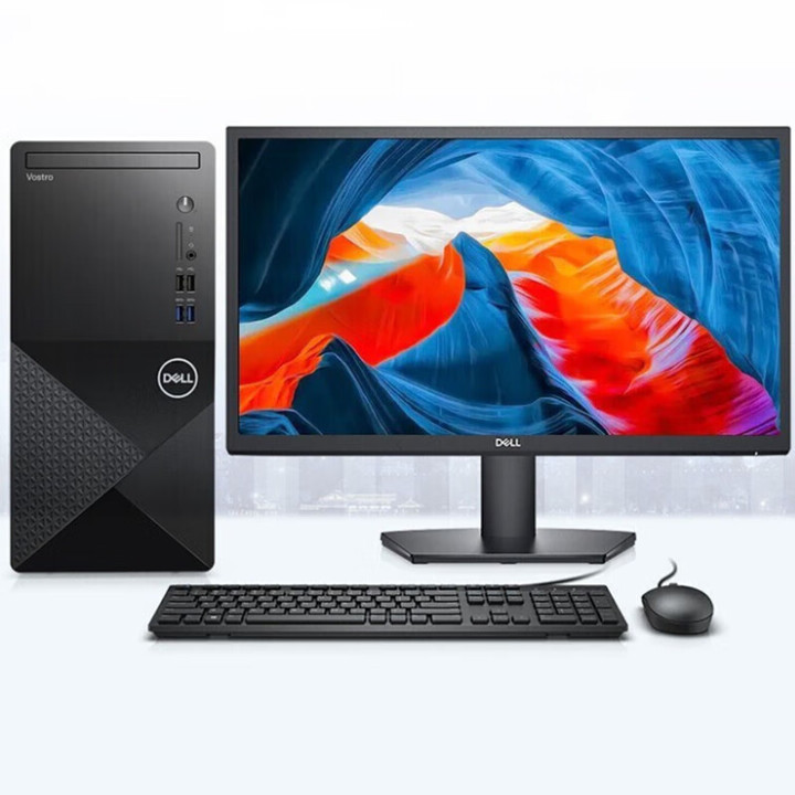 【戴尔5890】戴尔(DELL) 5890替换型号成就3910 全新12代商用办公电脑 I5-12400 16G 256G固态+1T 27英寸 ...
