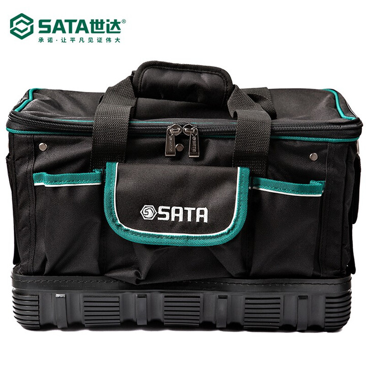 【世达95185】世达（SATA）工具包多功能加厚耐磨工具袋电工维修箱式包16英寸95185现货【行情 报价 价格 评测】-京东