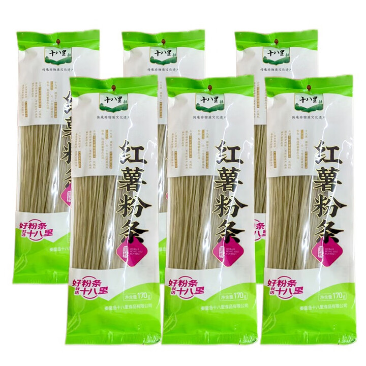 十八里（SHIBALI）红薯粉条170g袋装地瓜粉条圆粉/汤粉/宽粉酸菜炖粉条炖菜食品 十八里【圆粉】 170g*3袋【图片 价格 品牌 报价】-京东