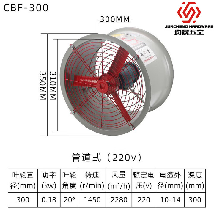 防爆风机CBF-300防爆轴流风机220V排风扇380V工业岗位式200400500 CBF-300-管道式220V【图片 价格 品牌 报价】-京东