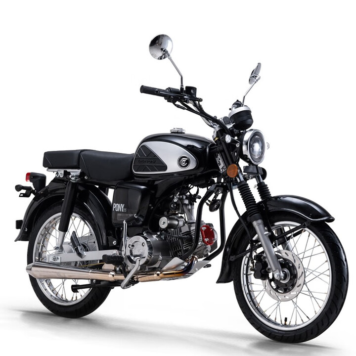 嘉陵工业（JIALING）酷可PonyCD经典版125cc复古跨骑 夜玄黑 一体座自动离合【图片 价格 品牌 报价】-京东