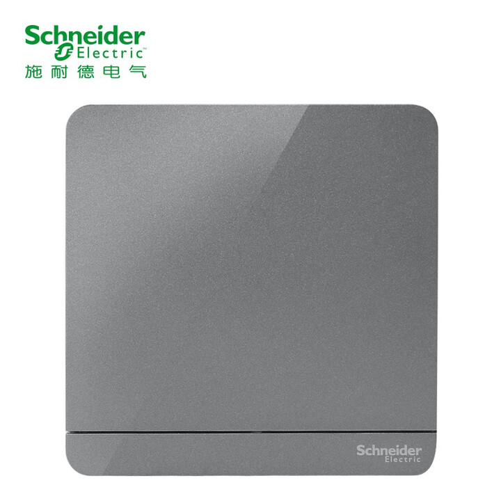 【施耐德电气绎尚 E8331L1_SL_C1 16AX 250V 单联单控开关(荧光灰)】施耐德 绎尚 开关类 单联单控开关 荧光灰 ...