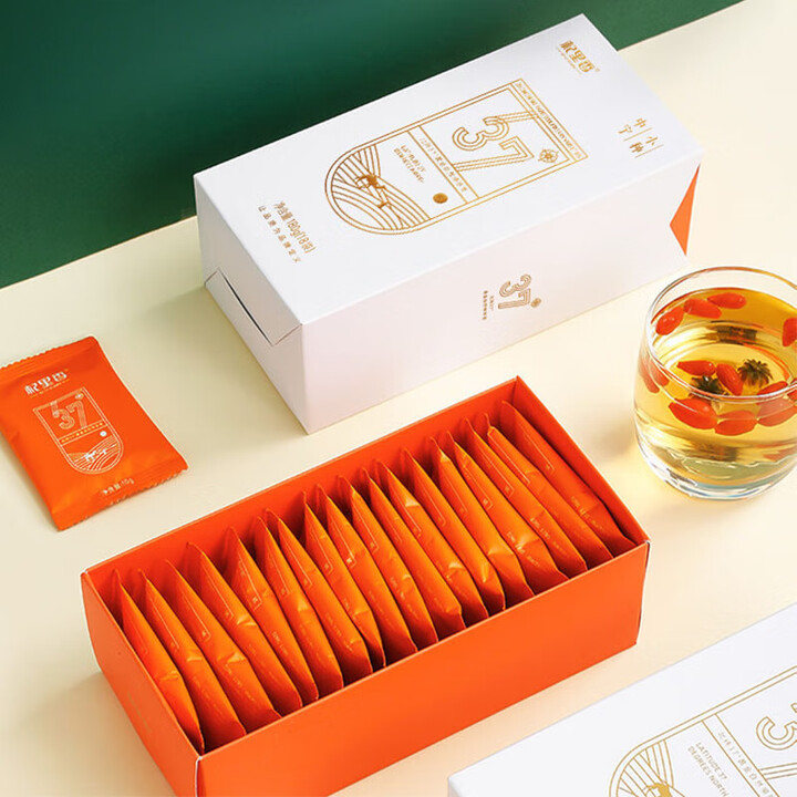 杞里香（Qi Li Xiang）宁夏中宁小种红枸杞子180g大颗粒大果泡茶泡水泡酒料 18袋共180g*1盒独立小袋小包装【图片 价格 品牌 ...