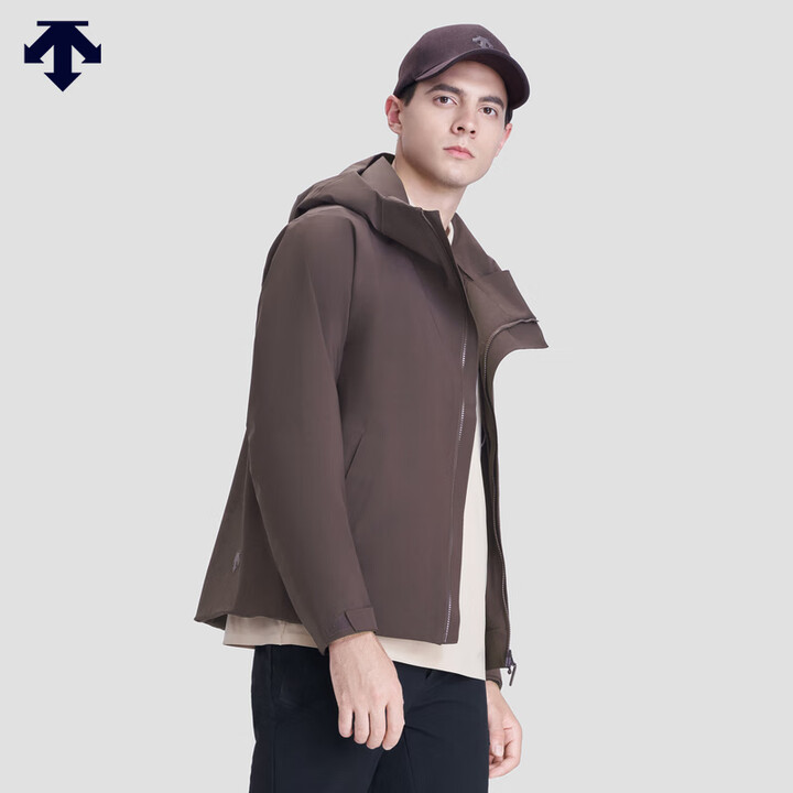 DESCENTE迪桑特 DUALIS都市商务男子运动外套夹克 BR-奶咖棕 2XL (185/104A)【图片 价格 品牌 报价】-京东