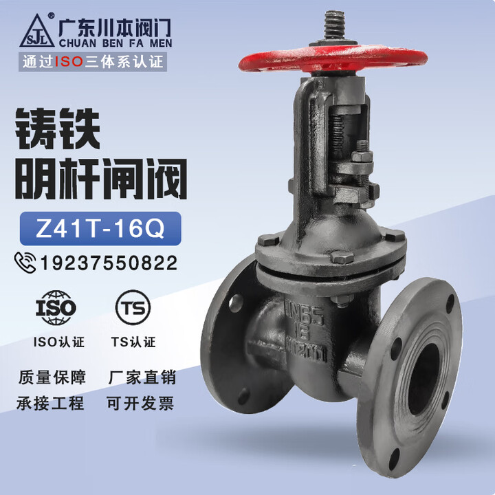 Z45T-16法兰手动排污消防开关水阀铸铁闸明杆闸阀DN80阀门 Z45T-16Q/铸铁明杆法兰闸阀 DN100【图片 价格 品牌 报价】-京东