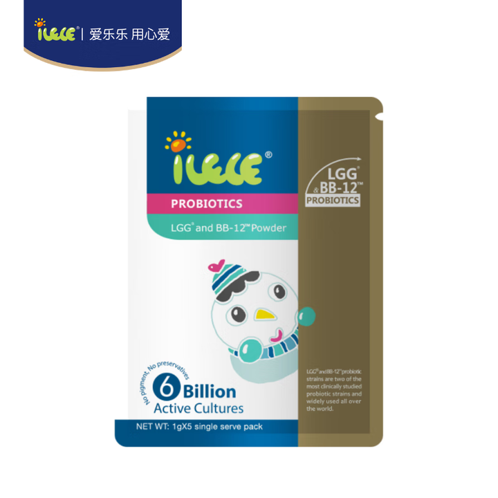【iLELE1克*5条】iLELE爱乐乐 活性儿童益生菌粉 1克*5袋(有效期至26年5月29日)【行情 报价 价格 评测】-京东
