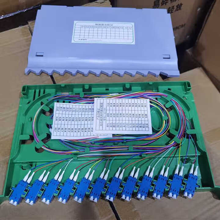 12芯一体化托盘SC方头束状尾纤带状FC圆24芯ODF法兰盘光纤熔接盘 24芯LC满配 LC/UPC满配【图片 价格 品牌 报价】-京东