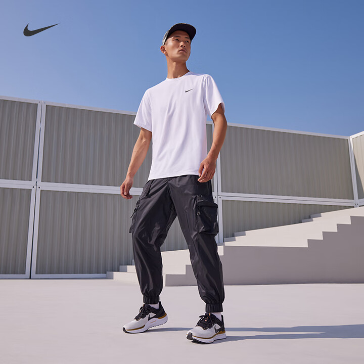 耐克男子速干短袖上衣春季训练轻薄NIKE DRI-FIT HYVERSE DV9840 100白/黑 L【图片 价格 品牌 报价】-京东