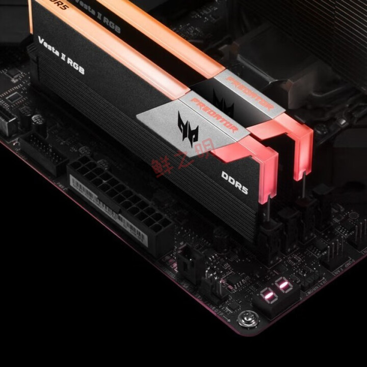 宏碁掠夺者（PREDATOR）炫光星舰DDR5 6400 6800 C32台式机内存海力士A代颗粒 6400MHz 炫光星舰黑色/银 32GB ...