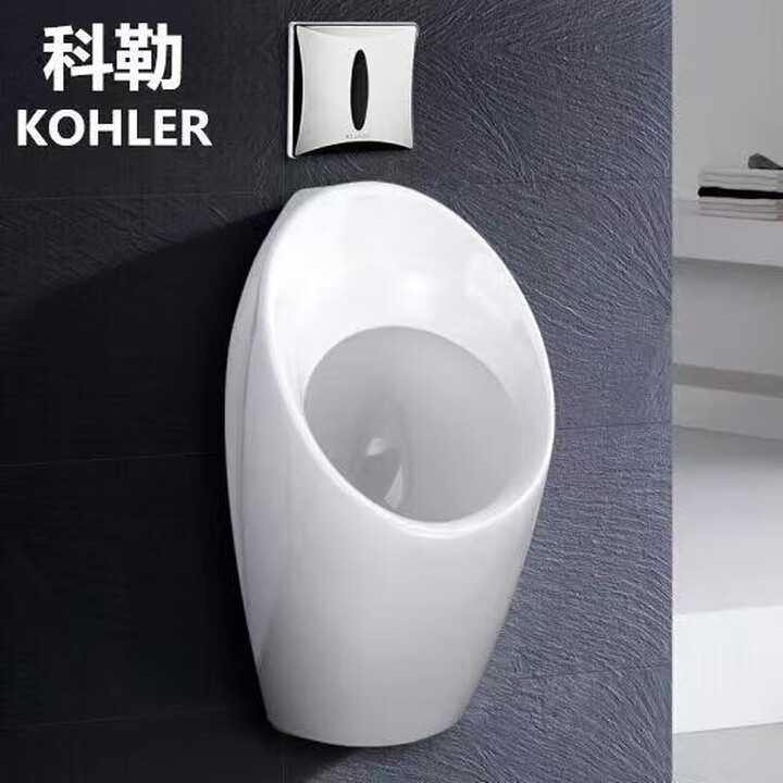 科勒挂墙式小便斗K-16321T/K-18645陶瓷全自动一体感应男士尿兜小便器 K-18645T分体感应全套【图片 价格 品牌 报价】-京东