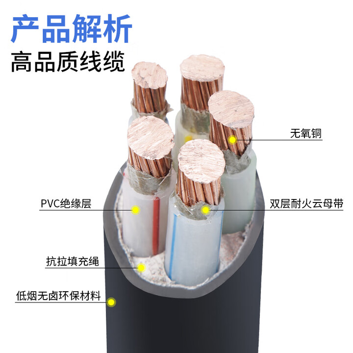 何健弓铜芯低烟无卤阻燃电缆线wdz/wdzn-yjy10/25/3550平方电力电缆 WDZYJY5×10【图片 价格 品牌 报价】-京东