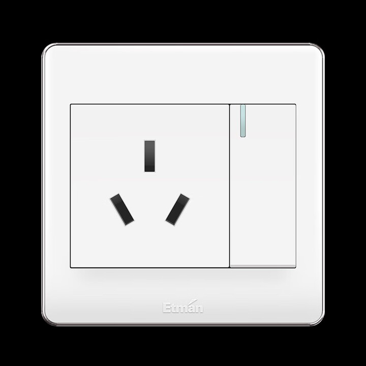 英特曼10A开关插座空调16A插座一开五孔86型五孔插座墙壁开关 一位单控开关一联三极插座16A【图片 价格 品牌 报价】-京东