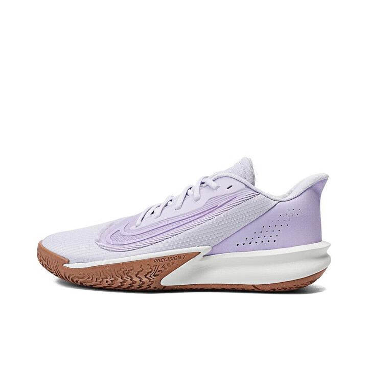 【耐克篮球鞋】耐克（NIKE）男子篮球鞋 PRECISION VII 运动鞋FN4322-500 淡紫42 【行情 报价 价格 评测】-京东