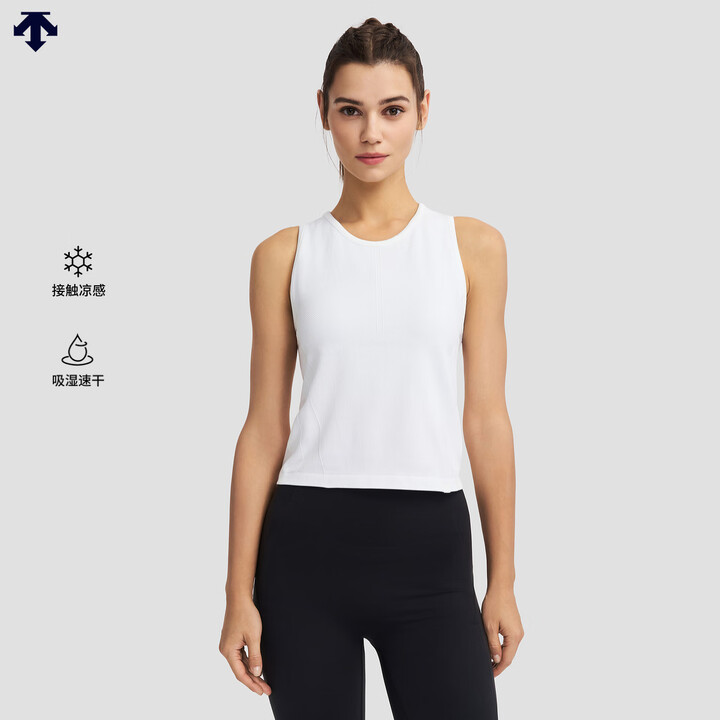 DESCENTE迪桑特WOMEN’S TRAINING系列女士针织背心 WT-Bright White Tpg M (165/84A)【图片 价格 品牌 报价】-京东