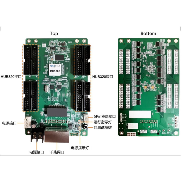 LED全彩显示屏诺瓦接收卡DH7516SDH DH3208【图片 价格 品牌 报价】-京东