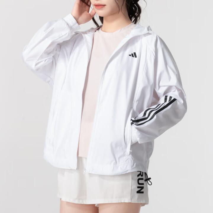 阿迪达斯（adidas）女装外套秋季新款运动服户外时尚简约健身训练梭织连帽夹克上衣 IS8042 2XL【图片 价格 品牌 报价】-京东