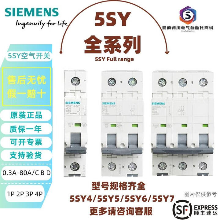 西门子5SY4/5/6/7小型断路器1P/2P/3P/4P空开1A-20A-40A-80A微型 4A 1P_5SY6_C【图片 价格 品牌 ...