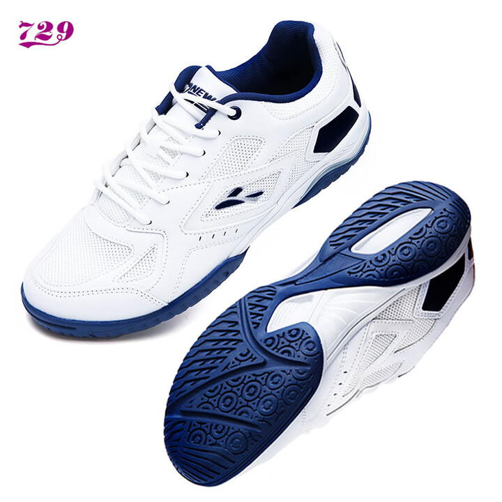 729友谊729乒乓球鞋男女新款比赛训练专用运动鞋防滑透气耐磨 FY2401-1_风驰_白蓝 45【图片 价格 品牌 报价】-京东