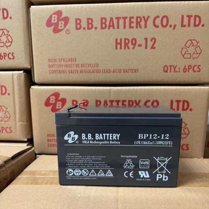 BB.BATTERY蓄电池BP12-12美美铅酸免维护HR1234W 12v7ah12a移动DR BP12-12【图片 价格 品牌 报价】-京东