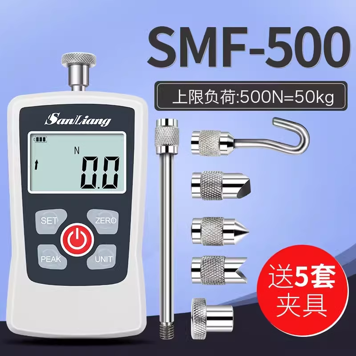 三量（sanliang）日本三量指针式数显推拉力计拉力仪器弹簧测力计压力计试验机 数显SMF-500N(50kg)【图片 价格 品牌 报价】-京东