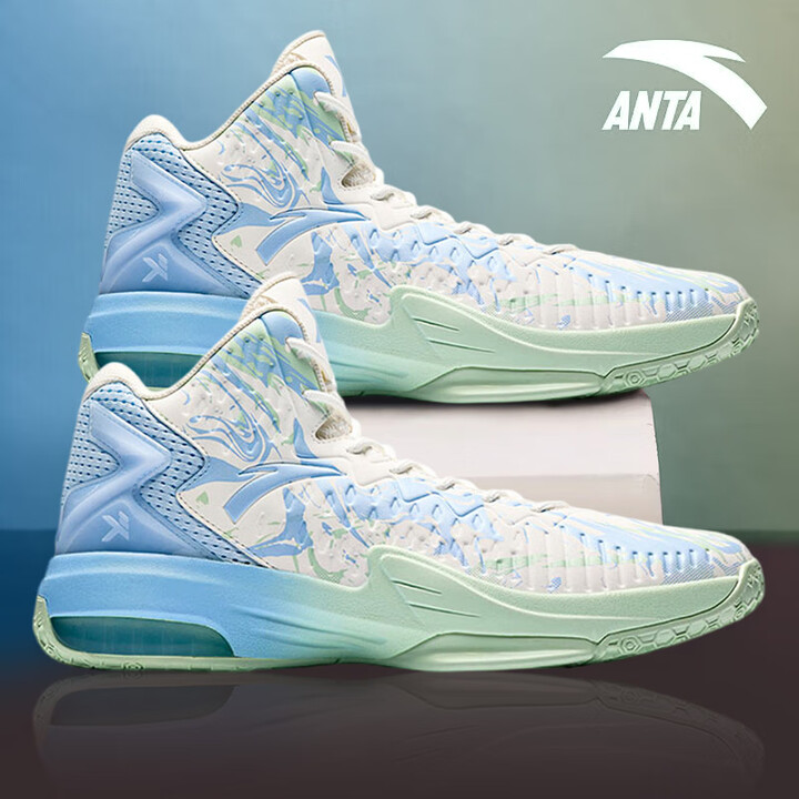 安踏（ANTA）KT3 team 篮球鞋男鞋汤普森耐磨水泥克星实战靴防侧翻运动鞋子男 【双重缓震】纸莎白/淡粉蓝-1 41【图片 价格 品牌 ...