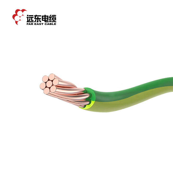 【远东电缆BV】远东电缆 BV16平方国标铜芯聚氯乙烯绝缘单芯七股导体硬电线 双色 1米【有货期50米起订不退换】【行情 报价 价格 评测】-京东