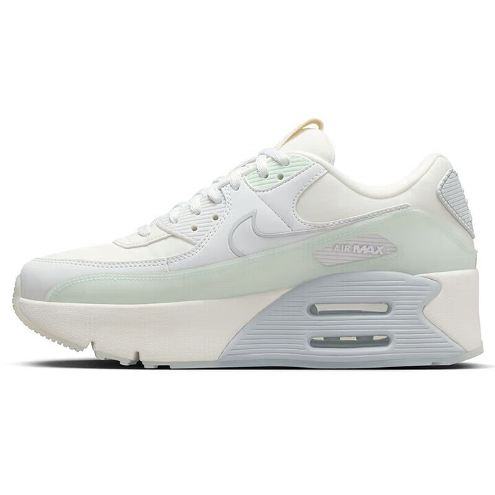 【耐克HF0782】耐克NIKE休闲鞋女子减震AIR MAX 90 LV8运动鞋HF0782-102帆白/绿38【行情 报价 价格 评测】-京东