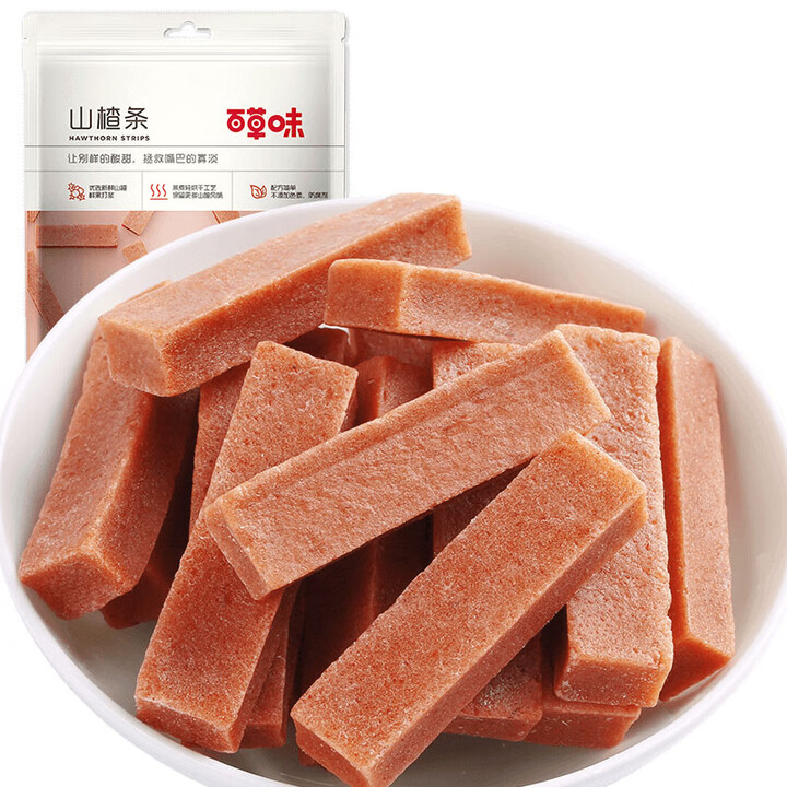 【百草味山楂条228g】百草味山楂条228g/袋 【行情 报价 价格 评测】-京东