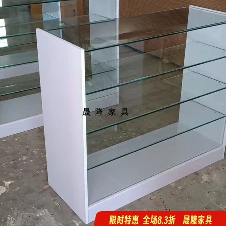 惠千贝定制木质药店货架药房柜台玻璃前柜处方柜玻璃柜台展柜玻璃前台柜 直角前柜长度80高度95宽度40【图片 价格 品牌 报价】-京东