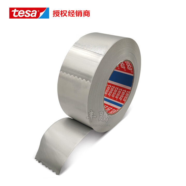 tesa德莎50575耐油耐酸碱铝箔胶带 阻燃耐高温铝箔胶带隔热 50mm*50m【图片 价格 品牌 报价】-京东