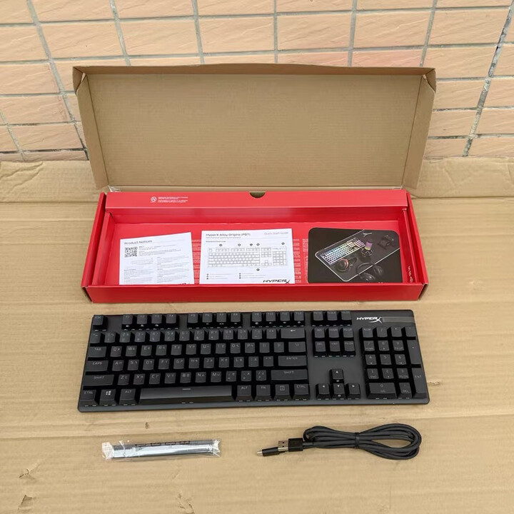 极度未知HyperX起源RGB游戏机械键盘笔记本电竞办公吃鸡外设冰轴 繁体版 未拆封 有线键盘 104键【图片 价格 品牌 报价】-京东