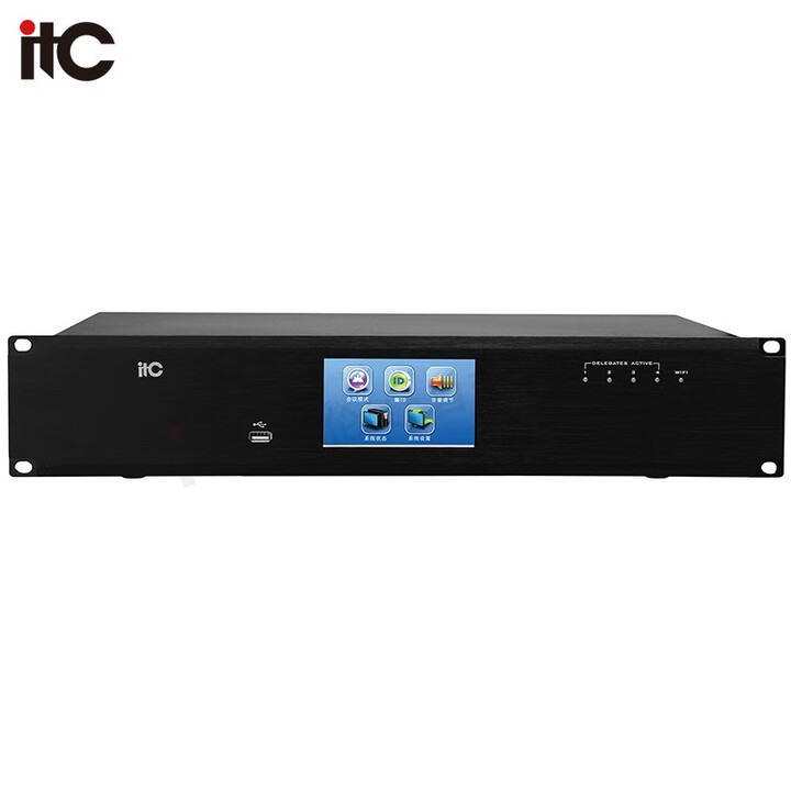 itc 智慧会议扩音视频工程类一站式集成解决方案产品 视频会议主机 TS-0300M【图片 价格 品牌 报价】-京东