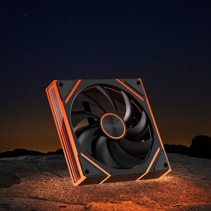 骨伽灵镜V3海景房台式电脑主机机箱14CM散热风扇神光同步ARGB静音 灵镜V3_140_白色反叶【图片 价格 品牌 报价】-京东