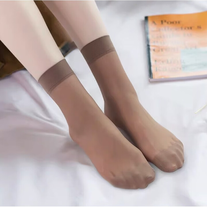 SK12双短筒色加固耐穿天鹅绒短丝袜超薄透明2910 透明 55#浅咖色(脚尖加固) 12双 S (12) k【图片 价格 品牌 报价】-京东