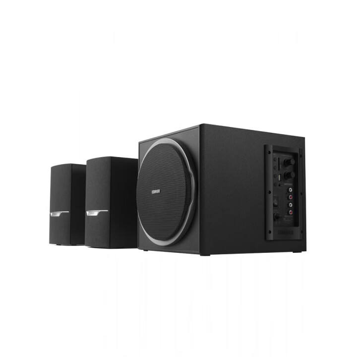 漫步者（EDIFIER）R303BT无线蓝牙音箱2.1台式电脑多媒体音响大音量家用桌面 黑色【图片 价格 品牌 报价】-京东