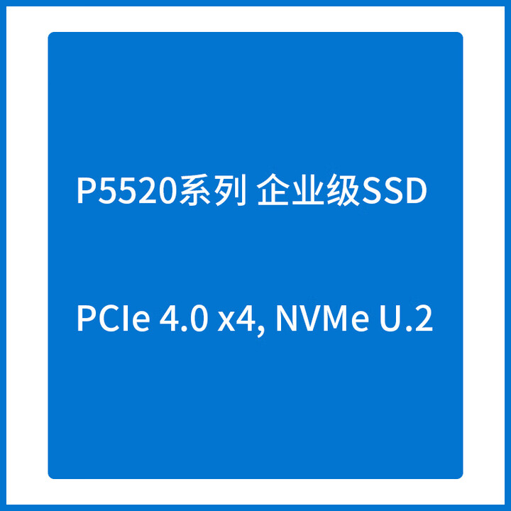 Intel英特尔P5520 1.92TB 3.84 7.68 15.36 SSD企业级U.2固态硬盘 P5520系列 全新 未拆封 五年质保 ...