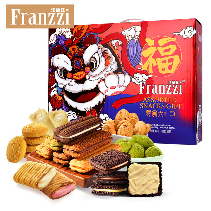【法丽兹（Franzzi）法丽兹1128g】法丽兹（Franzzi）曲奇饼干礼盒零食下午茶团购办公休闲食品公司送礼礼物1128g【行情 报价 ...