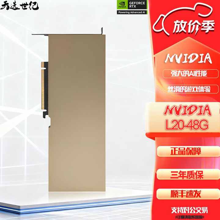 英伟达NVIDIA Tesla T4/P4/A100 80G/A800 80G/V100 PCIE显卡 NVIDIA L20-48G【图片 ...