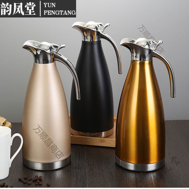 会议室用保温壶304不锈钢保温壶饭店餐厅酒店保温瓶家用暖水壶 3042点0钢本色含铝合金手柄其他颜色联系【图片 价格 品牌 报价】-京东